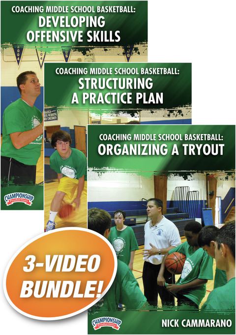 Coaching Middle School Basketball 3-Pack - Basketball -- Championship ...